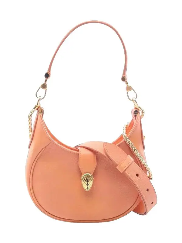 BVLGARI Small Serpenti Ellipse Shoulder Bag - Orange
