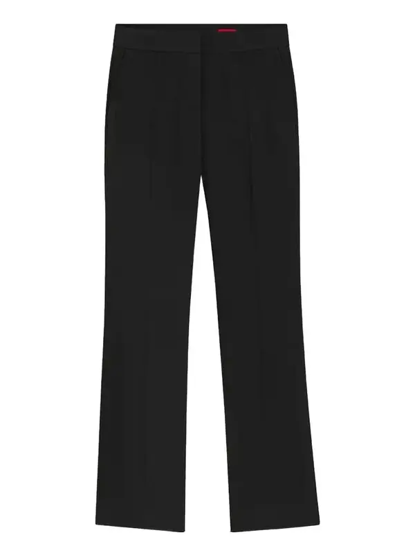 Hugo Slim-fit Stretch Twill Trousers - Black
