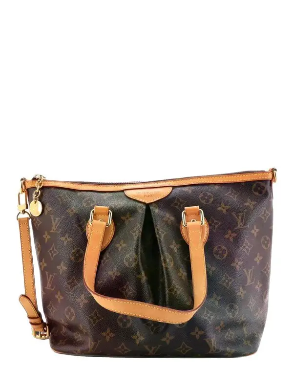 LOUIS VUITTON Palermo Monogram Canvas Pm Tote Bag - Brown