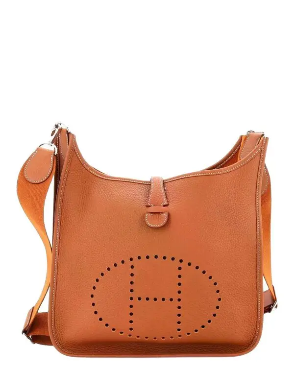 Hermès Evelyne Bag Gen Iii Clemence Pm Crossbody Bag - Brown