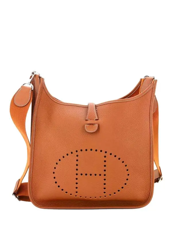 Hermès Evelyne Bag Gen Iii Clemence Pm Crossbody Bag - Brown