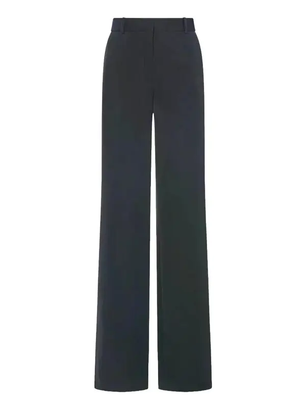 THE ROW Coleman Wool Gabardine Trousers - Black