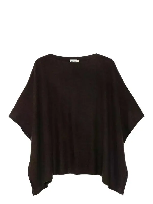 NOTSHY Pamina Cashmere Poncho - Brown