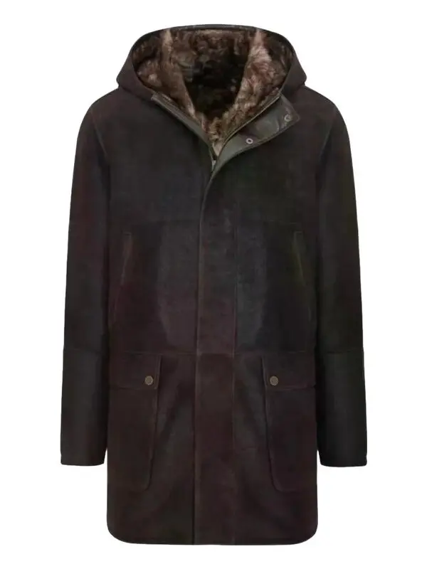 BIGARDINI Shearling Lined Coat - Brown