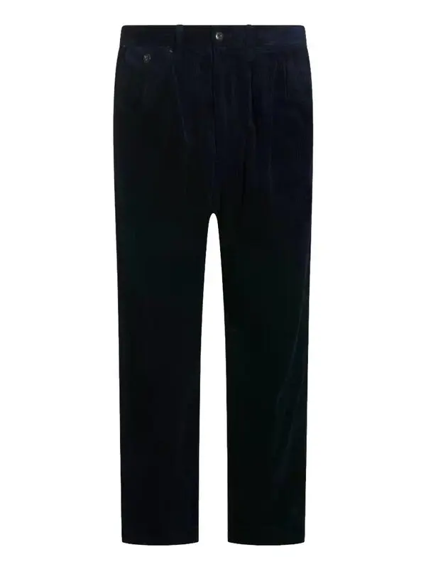 Polo Ralph Lauren Corduroy Pleated Trousers - Blue