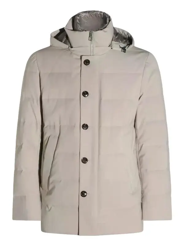 MONTECORE Hooded Padded Coat - Neutrals