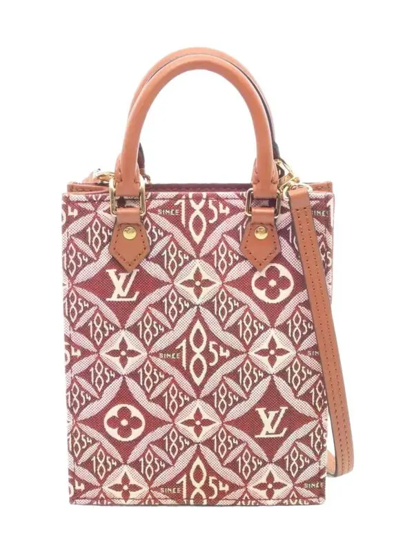 LOUIS VUITTON Since 1854 Petite Sac Plat Tote Bag - Red