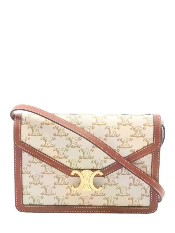 Celine Triomphe Cross Body Bag - Neutrals