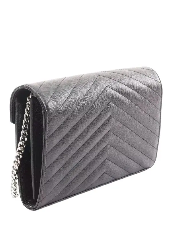 Saint Laurent Cassandra Cross Body Bag - Black