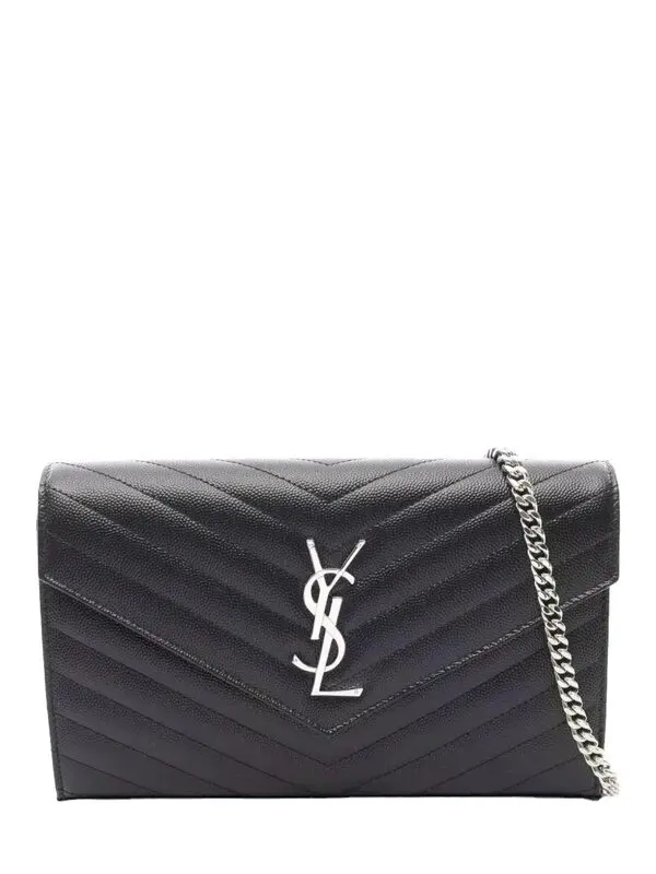 Saint Laurent Cassandra Cross Body Bag - Black