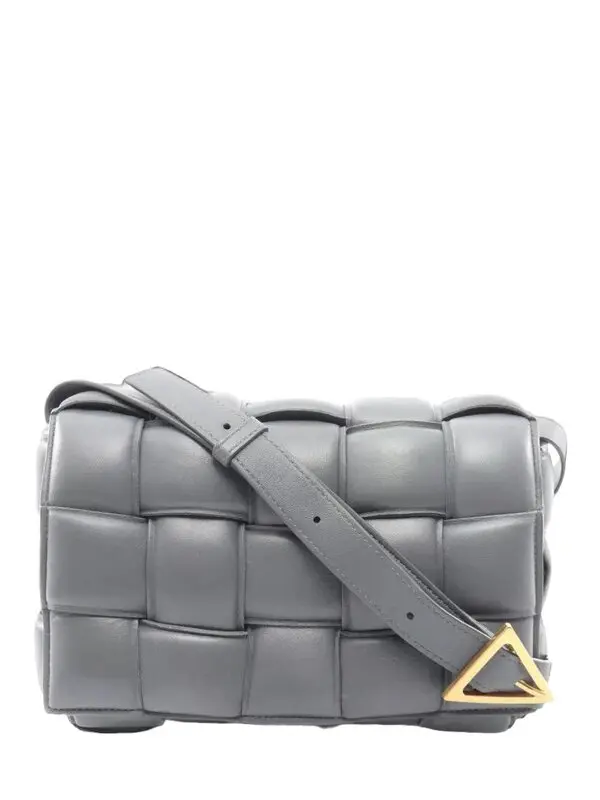 Bottega Veneta Padded Cassette Shoulder Bag - Grey