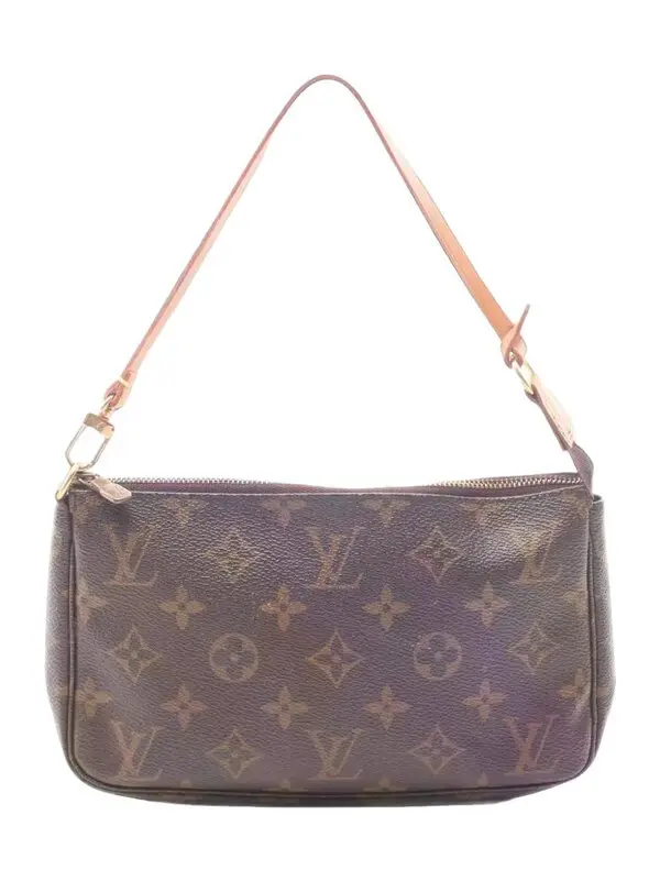 LOUIS VUITTON Monogram Pochette Accessoires Handbag - Brown