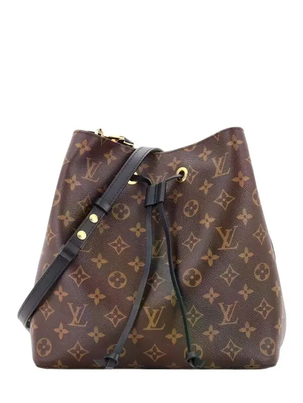 LOUIS VUITTON Monogram Canvas Neonoe Mm Bucket Bag - Brown