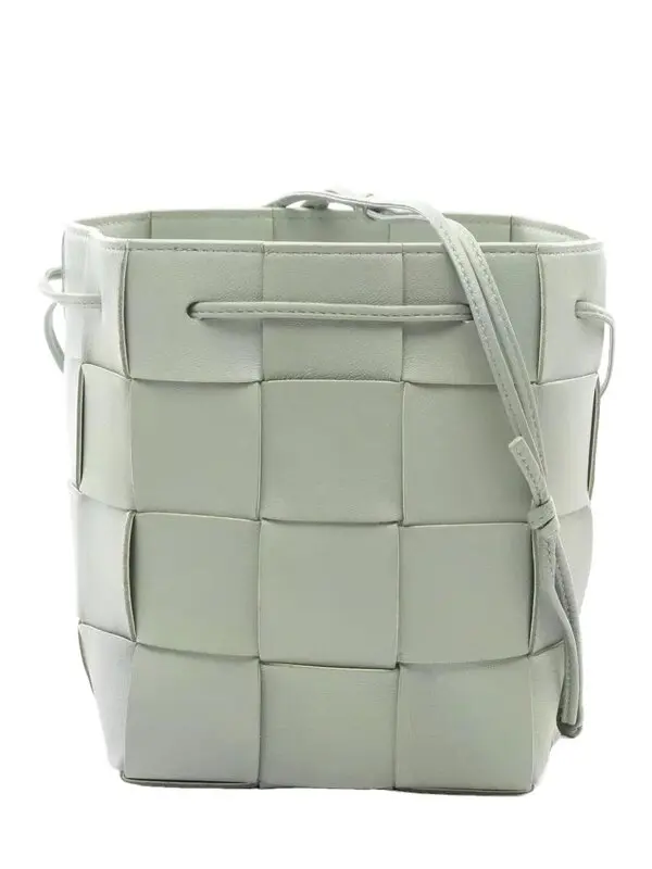 Bottega Veneta Small Cassette Bucket Bag - Grey