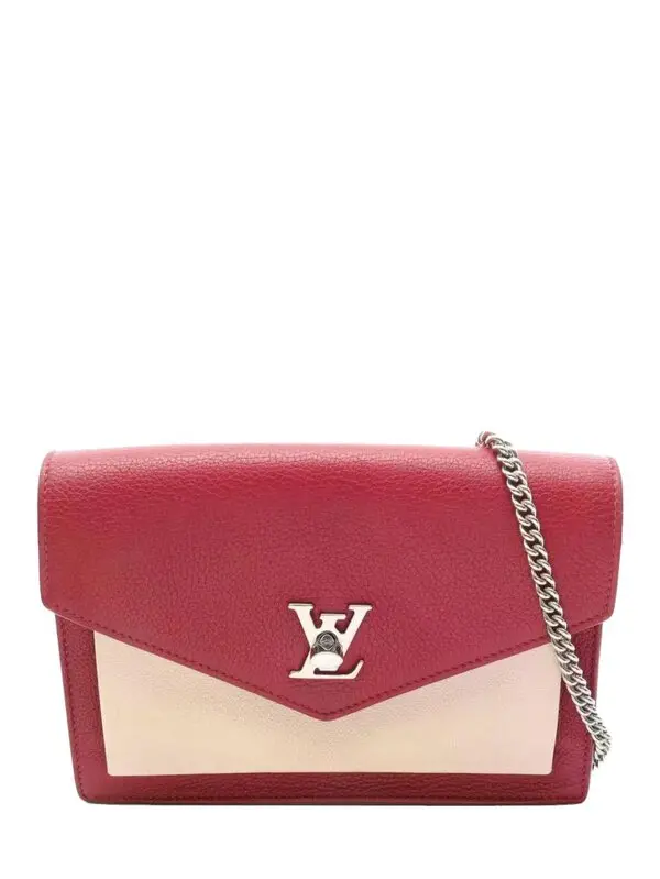 LOUIS VUITTON Mylockme Chain Pochette Shoulder Bag - Red