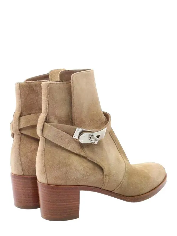 Hermès Kelly French Ankle Boots - Neutrals