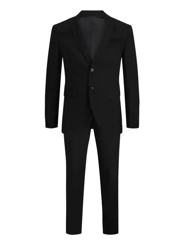 R.D.D. BY JACK JONES Slim-fit Notch-lapel Suit - Black