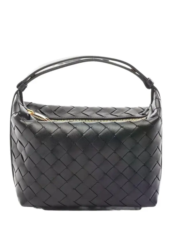 Bottega Veneta Mini Wallace Intrecciato Tote Bag - Black