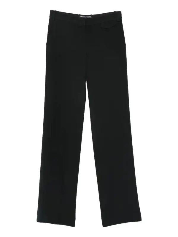 Ermanno Scervino Wide-leg Trousers - Black