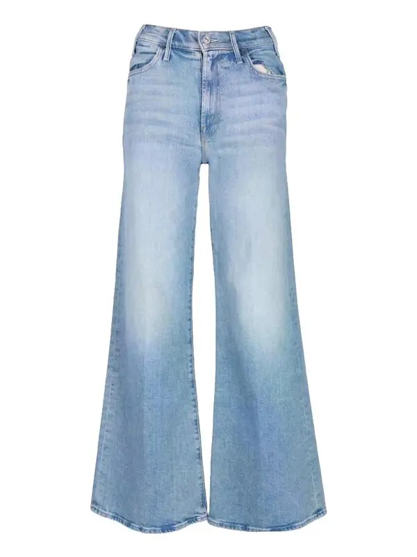 MOTHER The Lil Hustler Roller Sneak Jeans - Blue