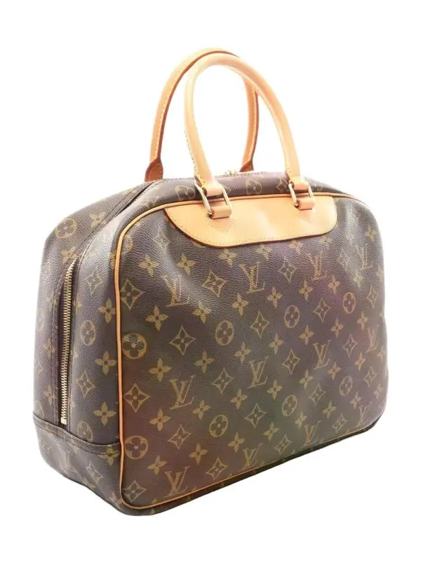 LOUIS VUITTON Monogram Deauville Tote Bag - Brown