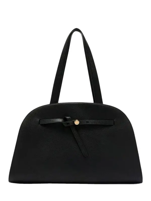 Tory Burch Large Romy Bauletto Bag - Black