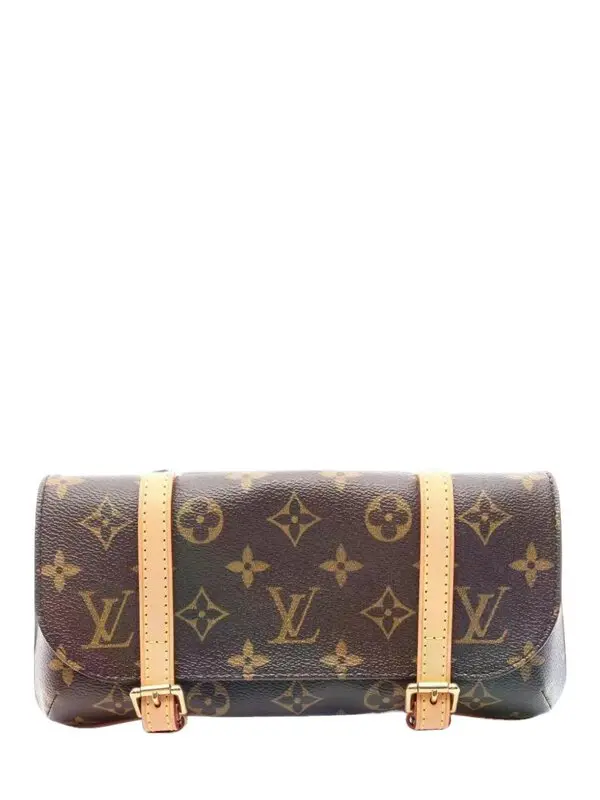 LOUIS VUITTON 2005 Monogram Pochette Murrell Belt Bag - Brown