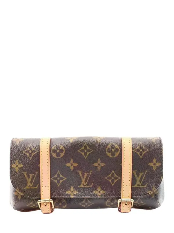 LOUIS VUITTON 2005 Monogram Pochette Murrell Belt Bag - Brown
