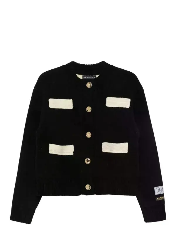 B.B. WALACE Goldin Button-up Cardigan - Black