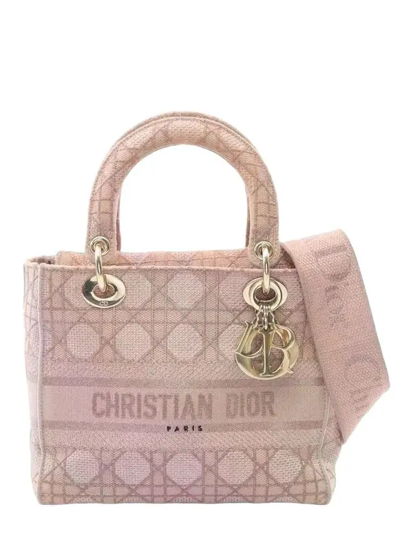 Dior Lady D-lite Tote Bag - Pink