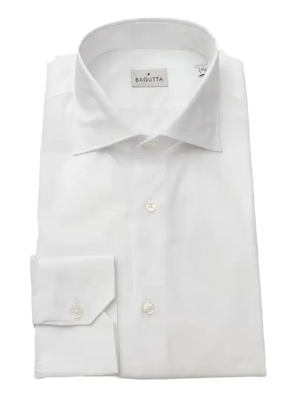 BAGUTTA Button-up Shirt - White