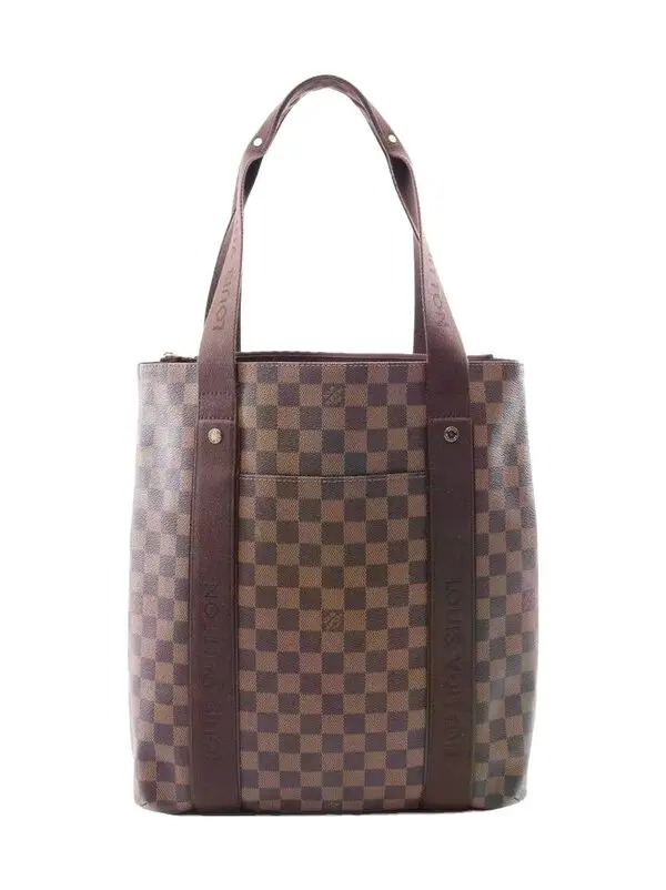 LOUIS VUITTON 2008 Beaubourg Damier Ebene Shoulder Bag - Brown