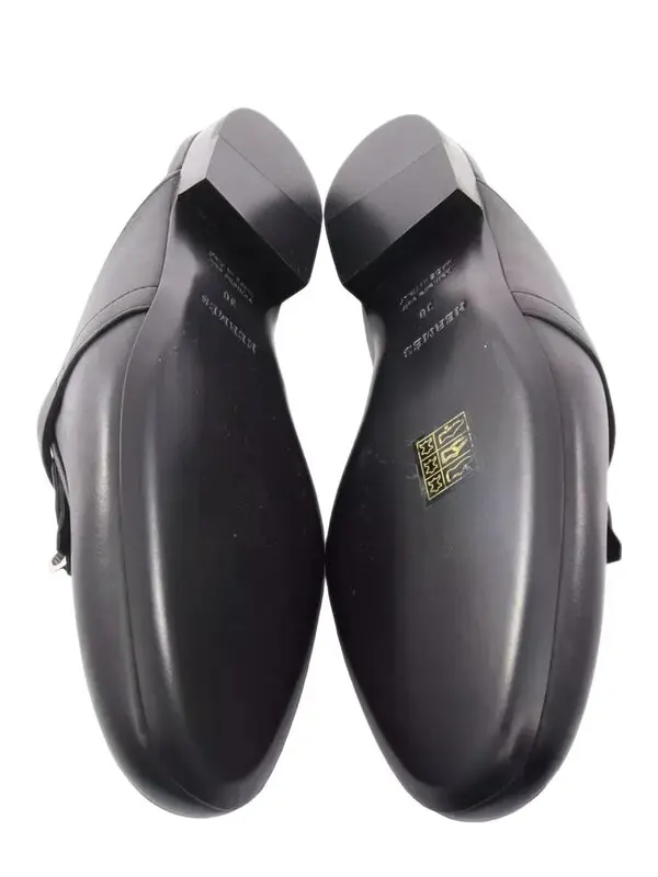 Hermès Kelly Buckle Mules - Black
