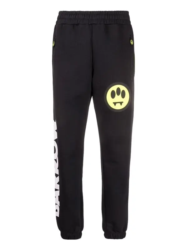 BARROW Sweatpants With Logo Print - Black