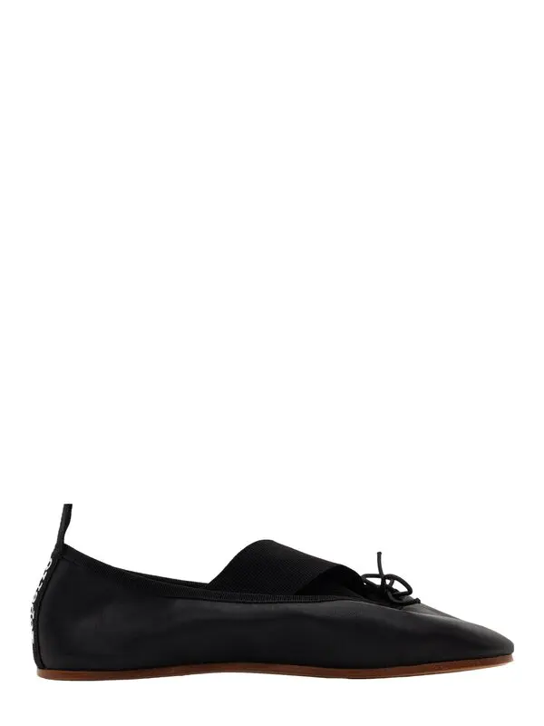 Repetto Ballerina Flats With Elastic Straps - Black