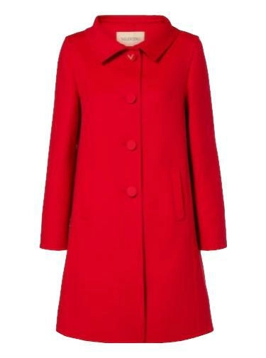 Valentino Garavani Wool And Cashmere Coat - Red