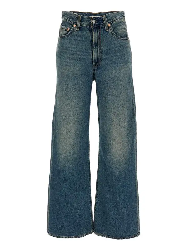 LEVI STRAUSS &AMP; CO. Levi Strauss & Co. Ribcage Wide Leg Jeans - Blu