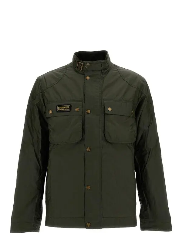 BARBOUR INTERNATIONAL Cerato Waxed Cotton Jacket - Verde