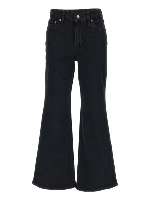 LEVI STRAUSS &AMP; CO. Levi Strauss & Co. Ribcage Flare Jeans - Nero