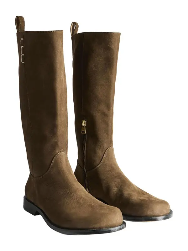 JW Anderson Loafer Boots - Marrone