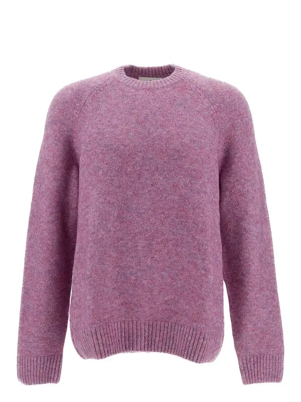 LES DEUX Soft Round Neck Sweater - Rosa