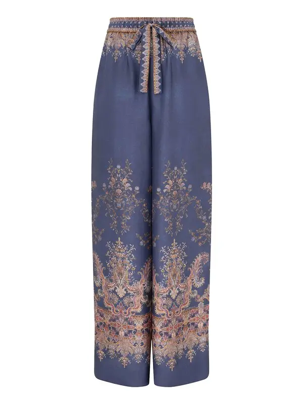 Zimmermann Valiant Track Trousers With Paisley Print - Multicolore