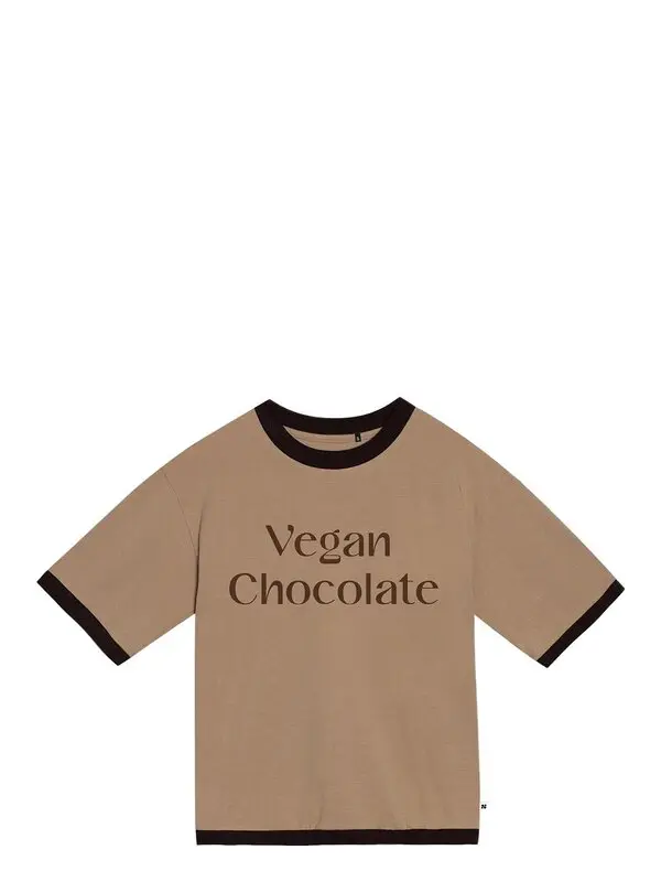 NEW ORCHARD Vegan Chocolate T-shirt - Brown