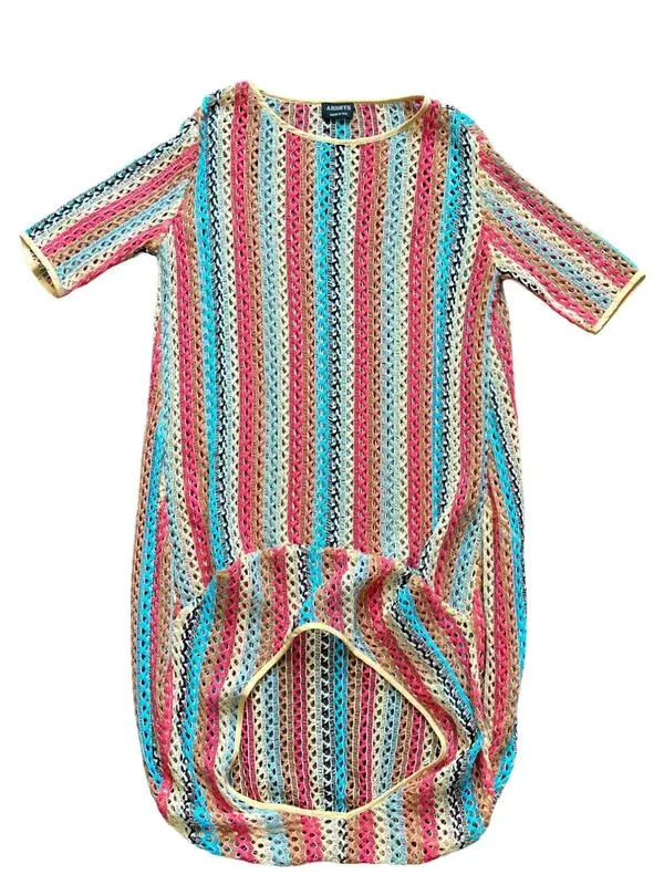 ARSHYS Striped Knit Dress - White