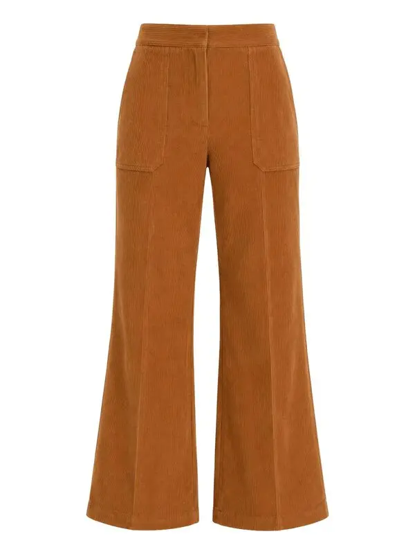 RAISHMA Seraphina Corduroy Trousers - Brown