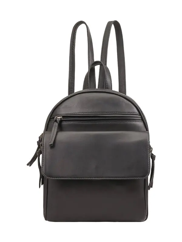 LLOYD BAKER Sikkim Leather Backpack - Black