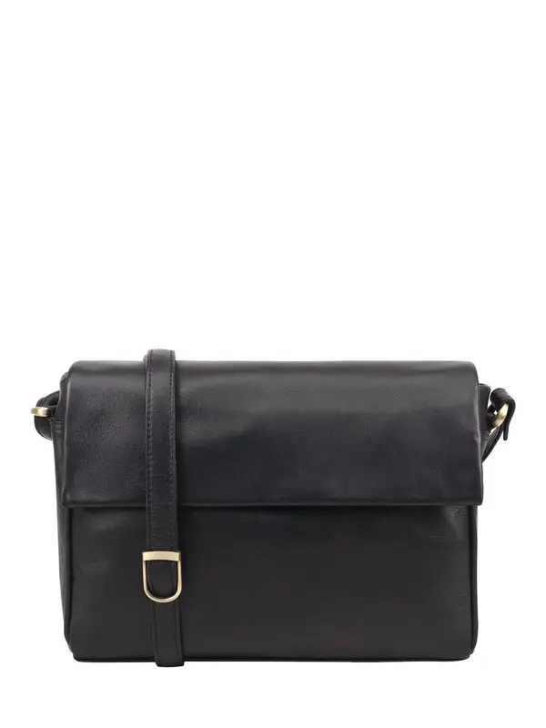 LLOYD BAKER Lavasa Leather Crossbody Bag - Black