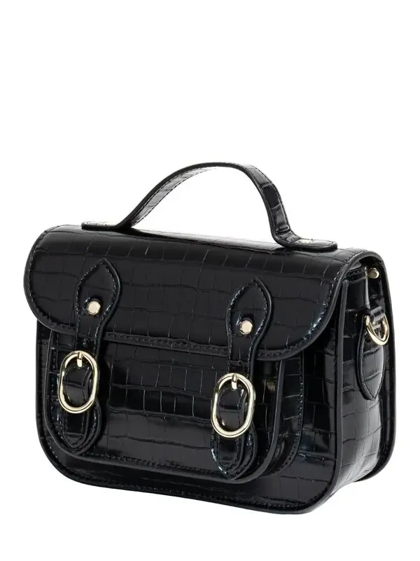 JPO Atherton Petite Satchel - Black/white