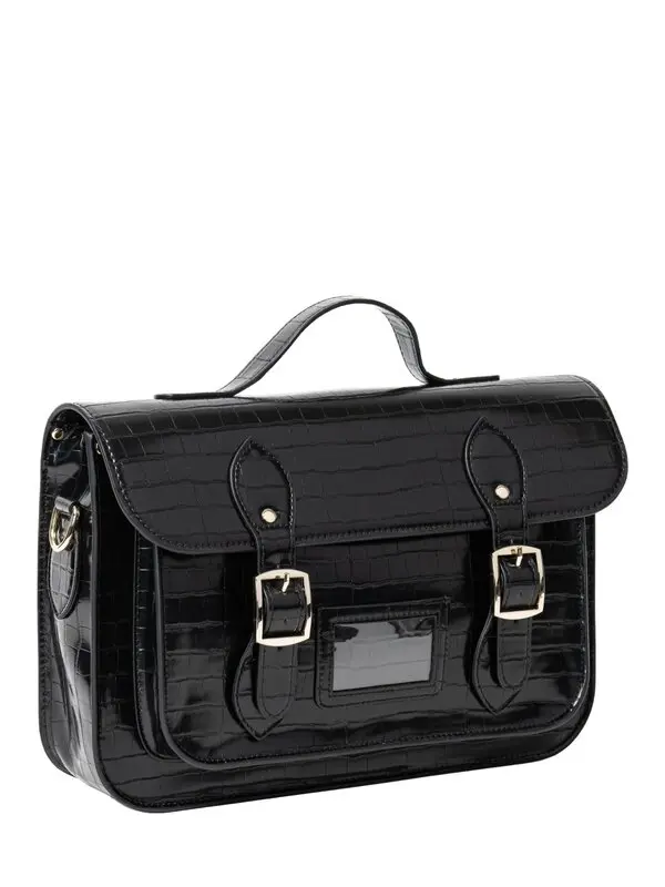 JPO Atherton Standard Satchel - Black/red