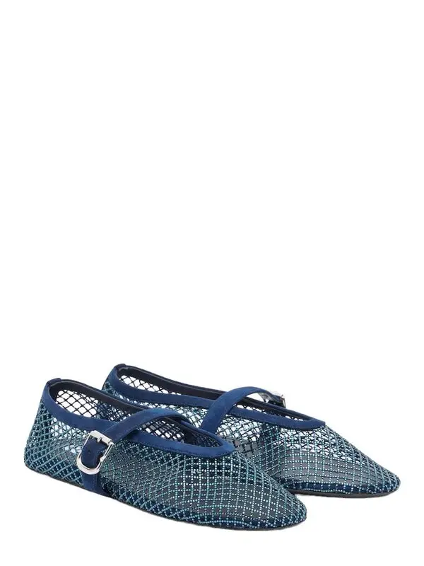 Alaïa Mary Jane Flats - Blue